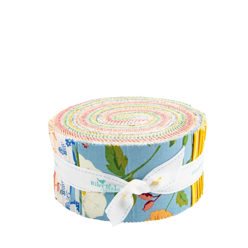 Virginia Rose 2 1/2" Rolie Polie by Katherine Lenius for Riley Blake D ...