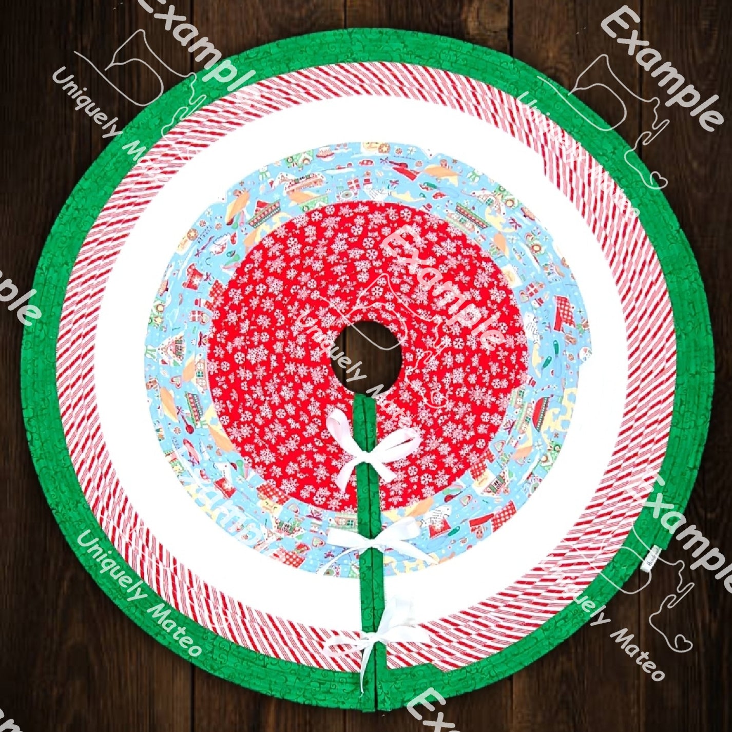 Custom Jelly Roll-Rug Tree Skirt – uniquelymateo
