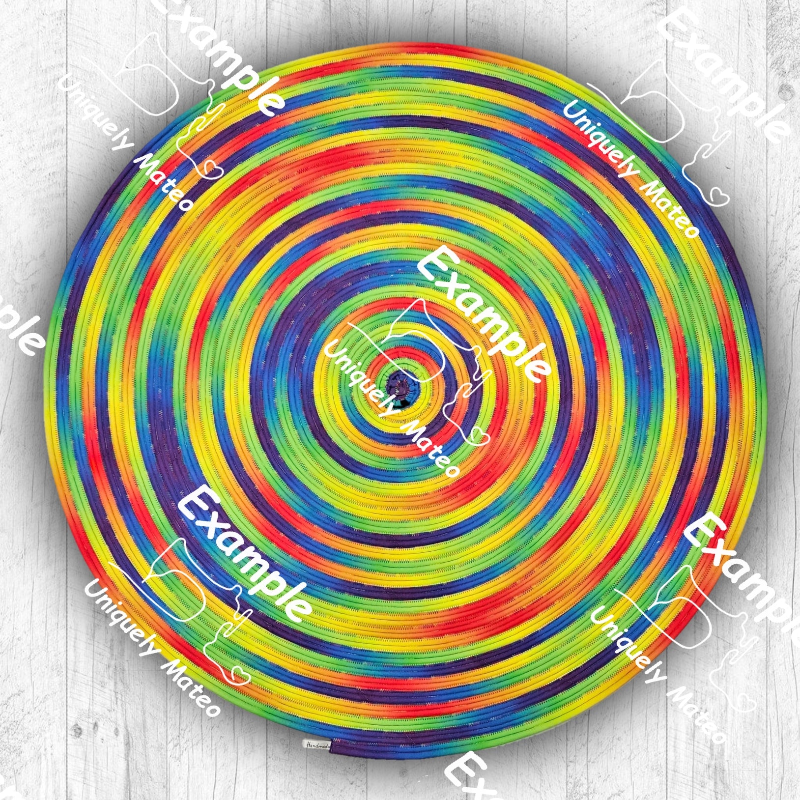 Custom Circle Jelly-Roll Rug – uniquelymateo